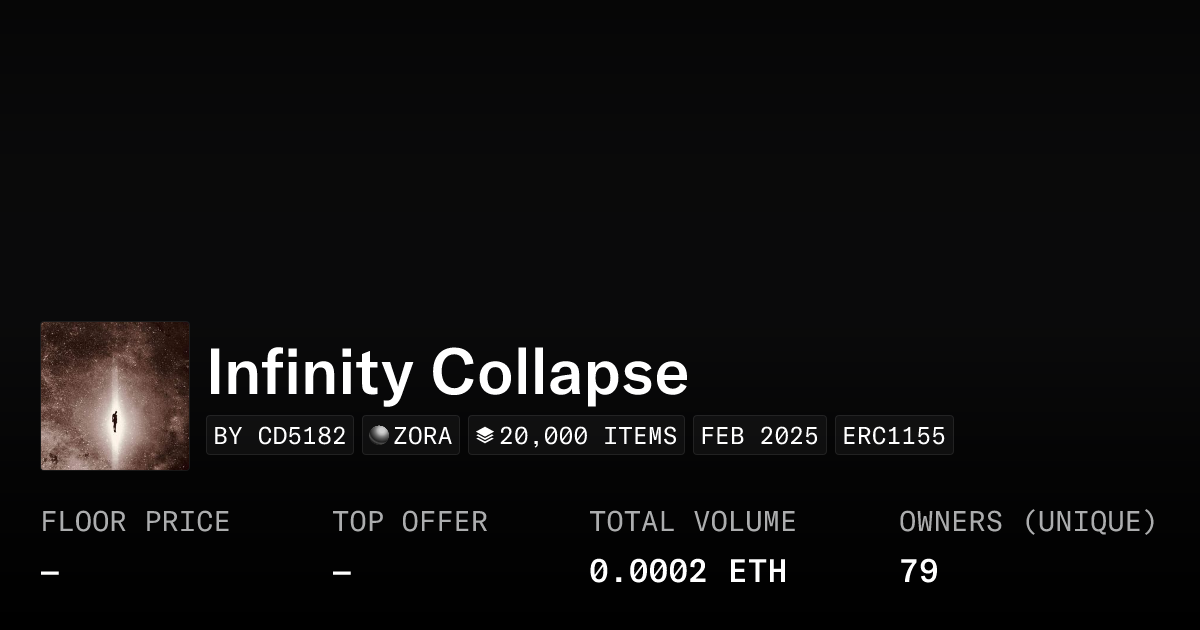 Infinity Collapse - Collection | OpenSea