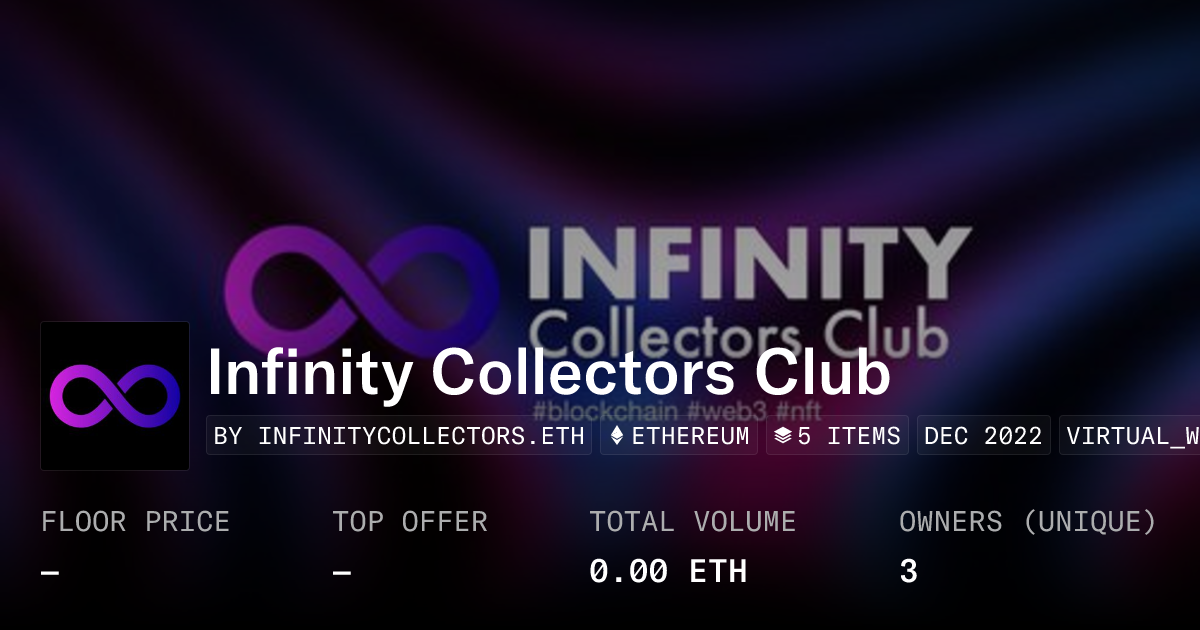Infinity Collectors Club - Collection | OpenSea