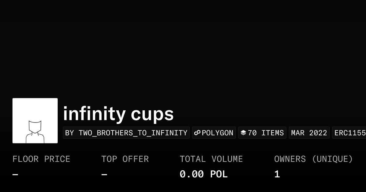 infinity cups - Collection | OpenSea
