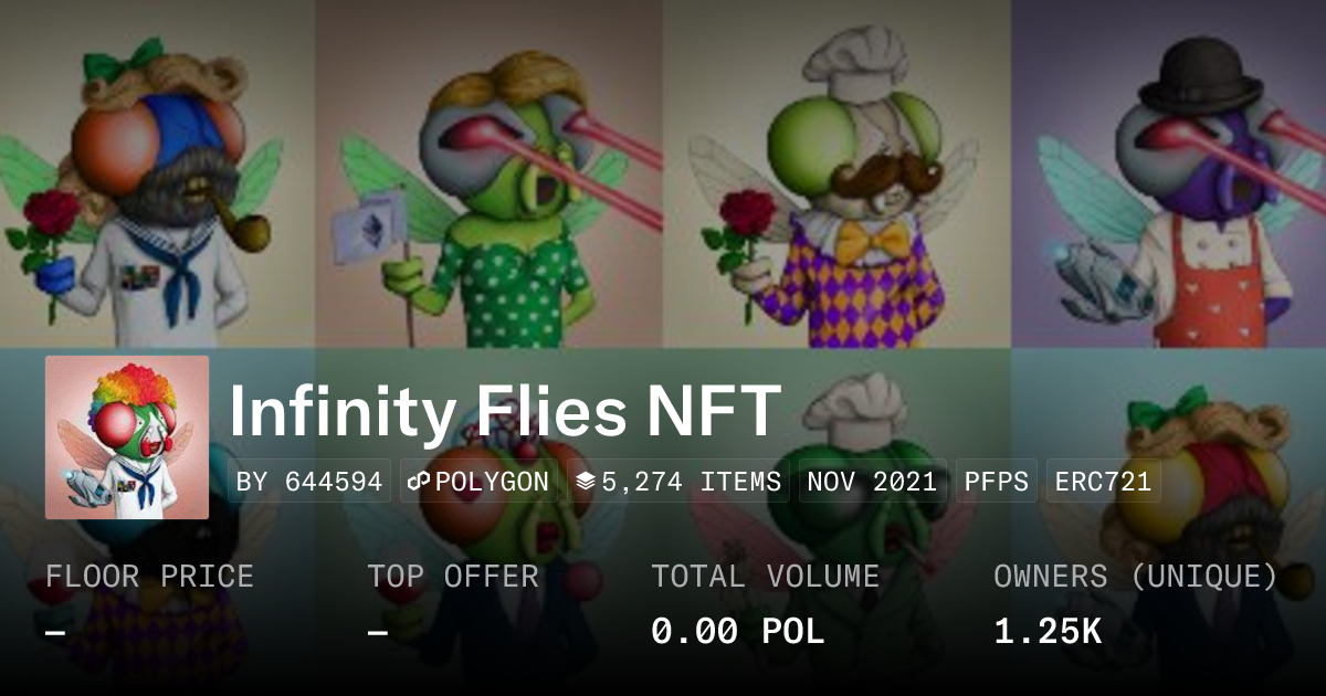 Infinity Flies NFT - Collection | OpenSea