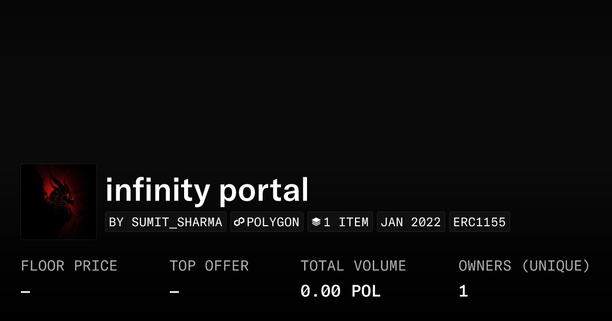 infinity portal - Collection | OpenSea