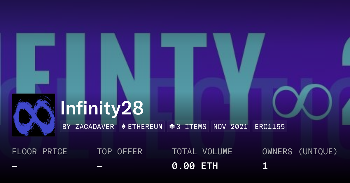 Infinity28 - Collection | OpenSea