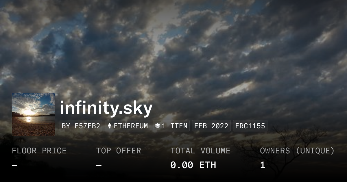 infinity.sky - Collection | OpenSea