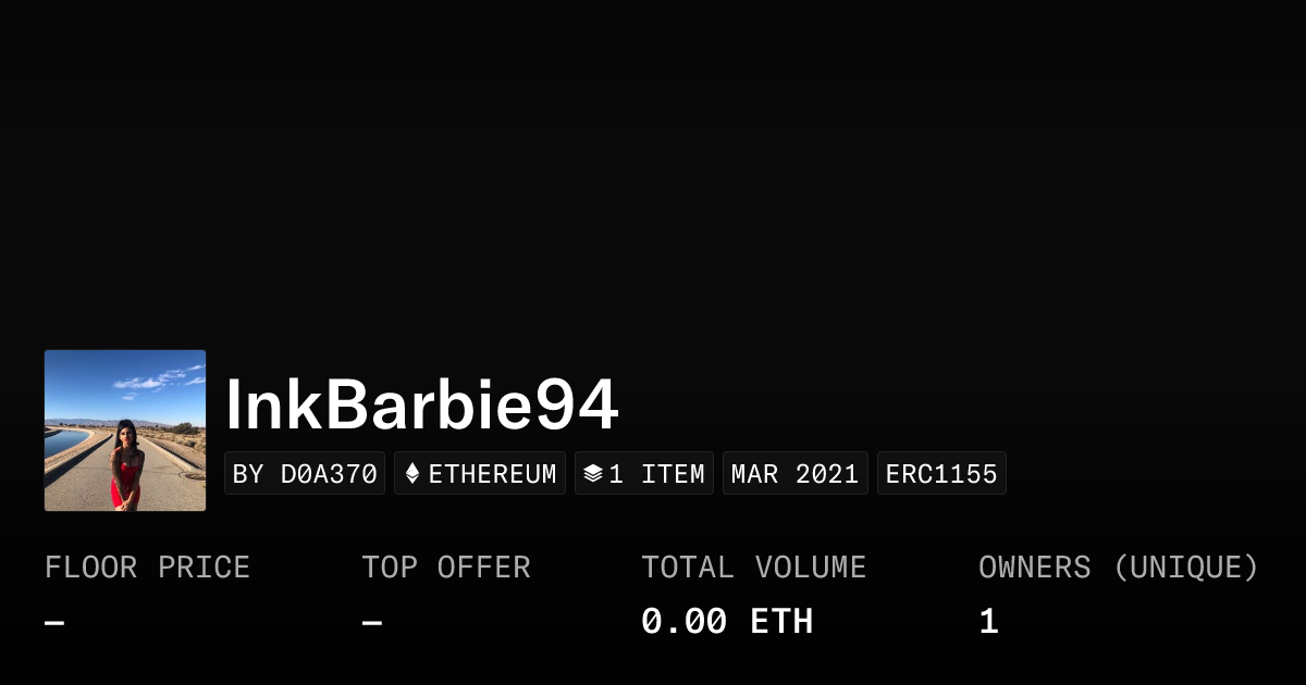 InkBarbie94 - Collection | OpenSea
