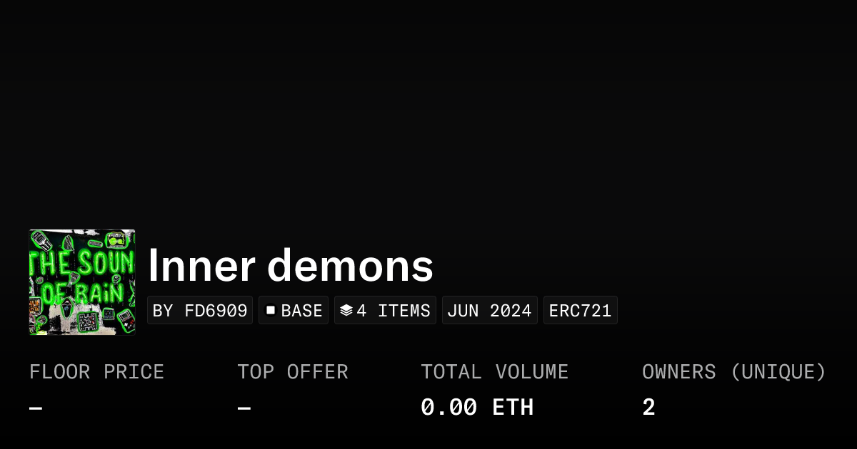 Inner demons - Collection | OpenSea