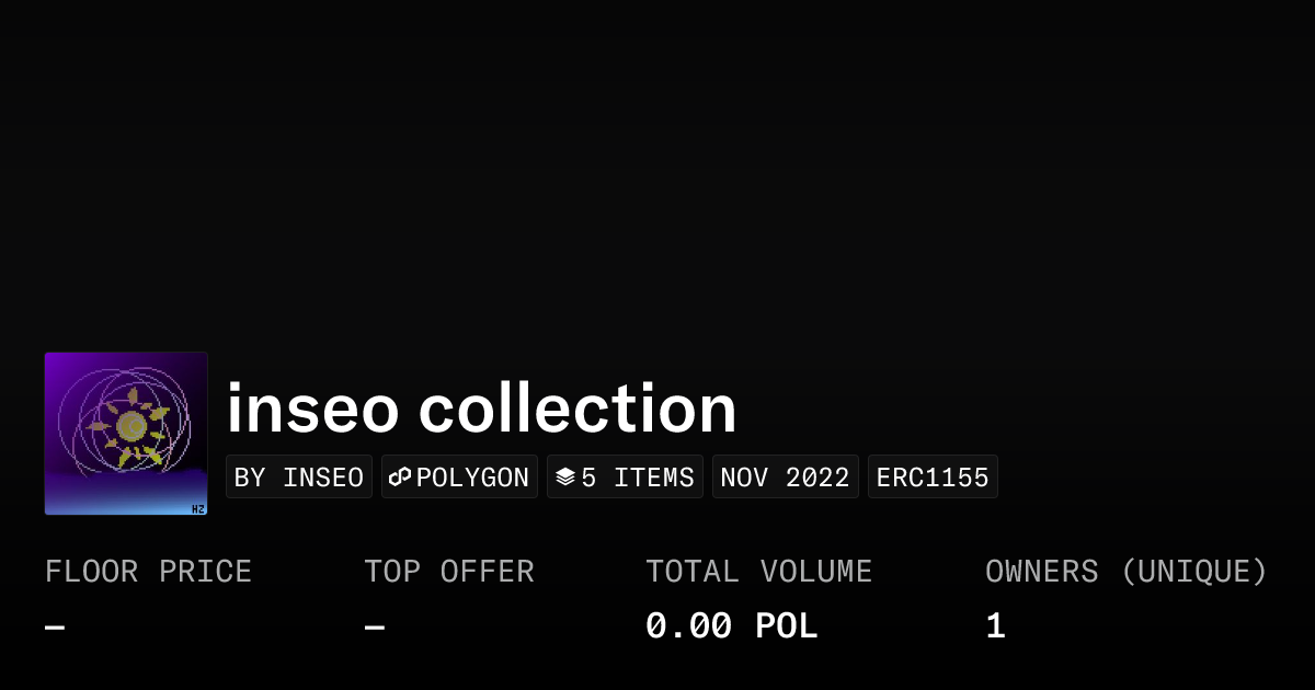 inseo collection - Collection | OpenSea
