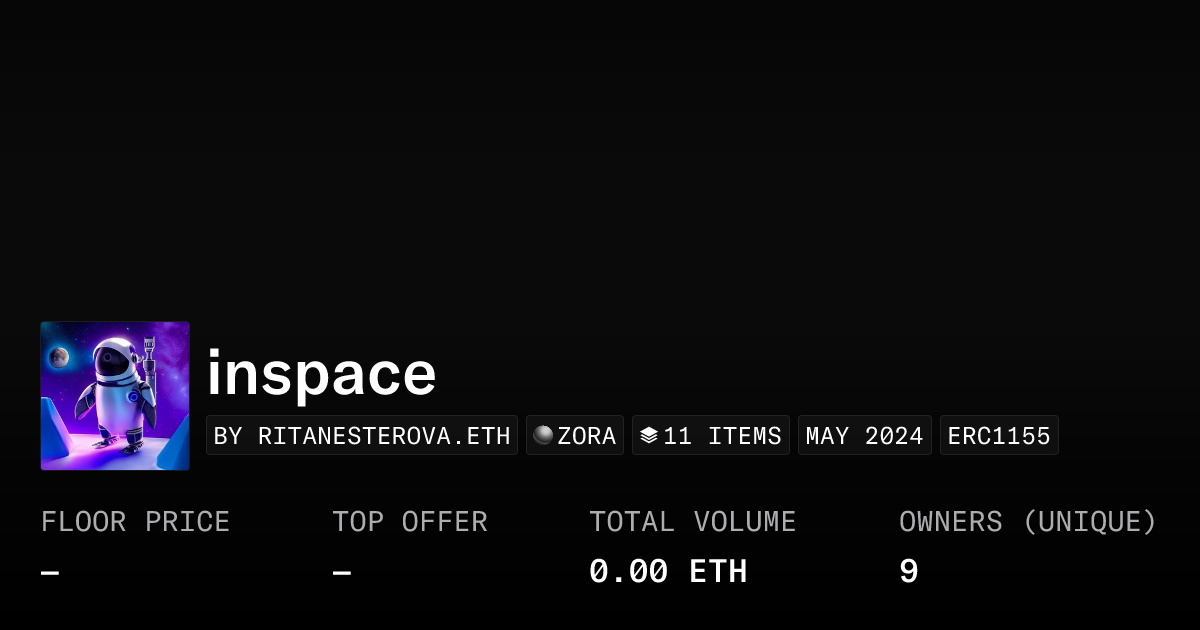 inspace - Collection | OpenSea