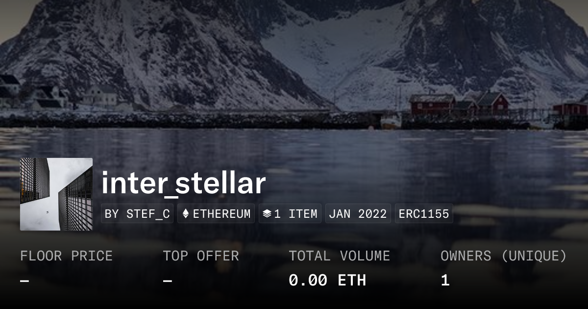 inter_stellar - Collection | OpenSea