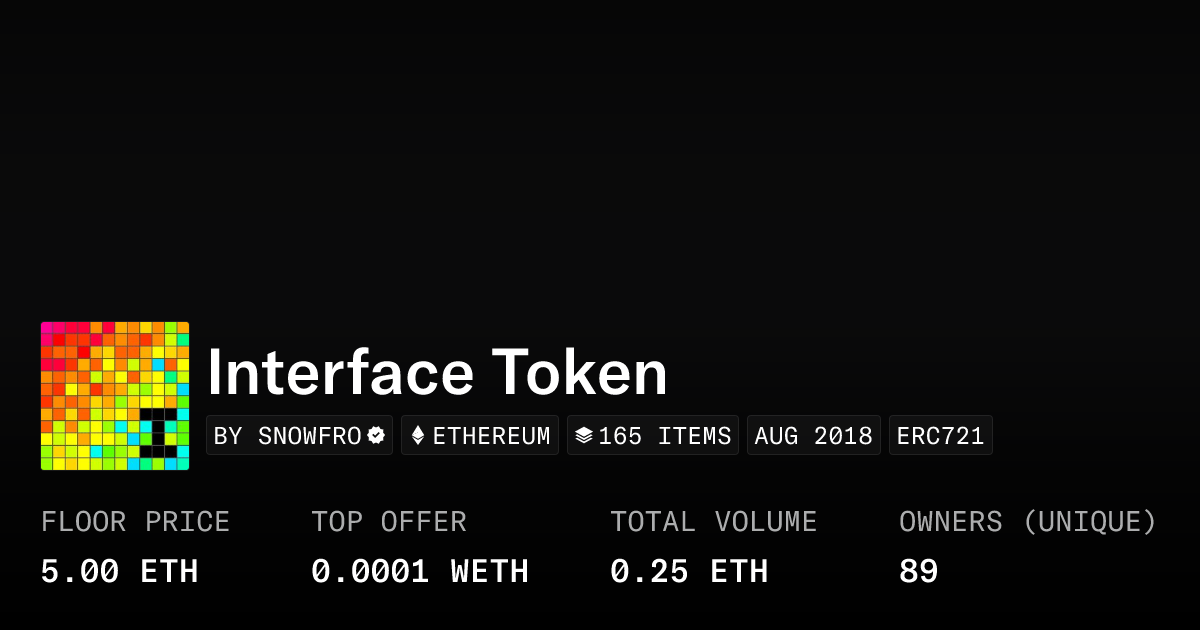 Interface Token - Collection | OpenSea