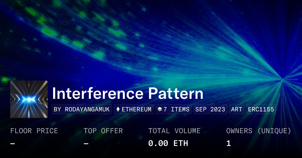 Interference Pattern - Collection | OpenSea