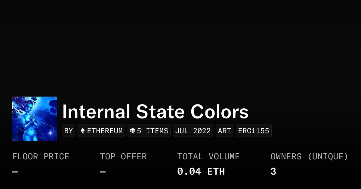Internal State Colors - Collection | OpenSea