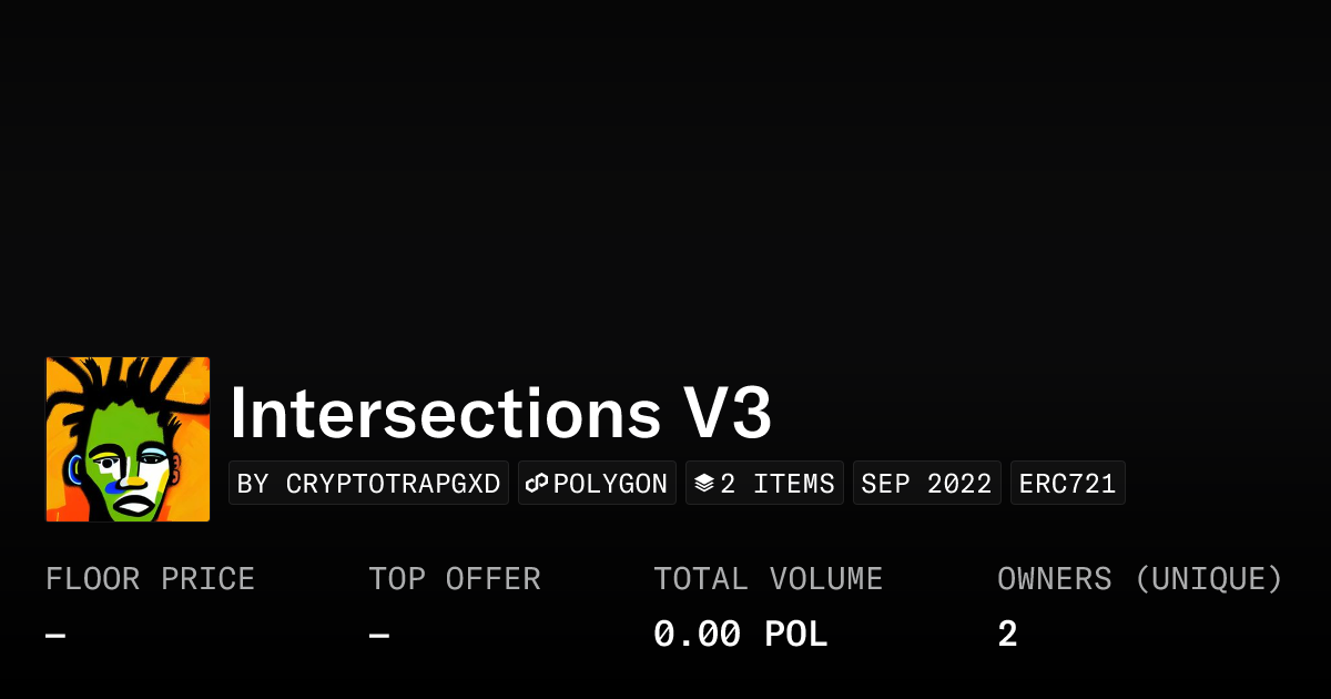 Intersections V3 - Collection | OpenSea