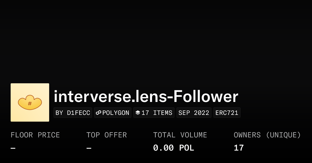interverse.lens-Follower - Collection | OpenSea