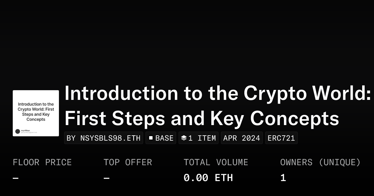 Introduction to the Crypto World: First Steps and Key Concepts ...