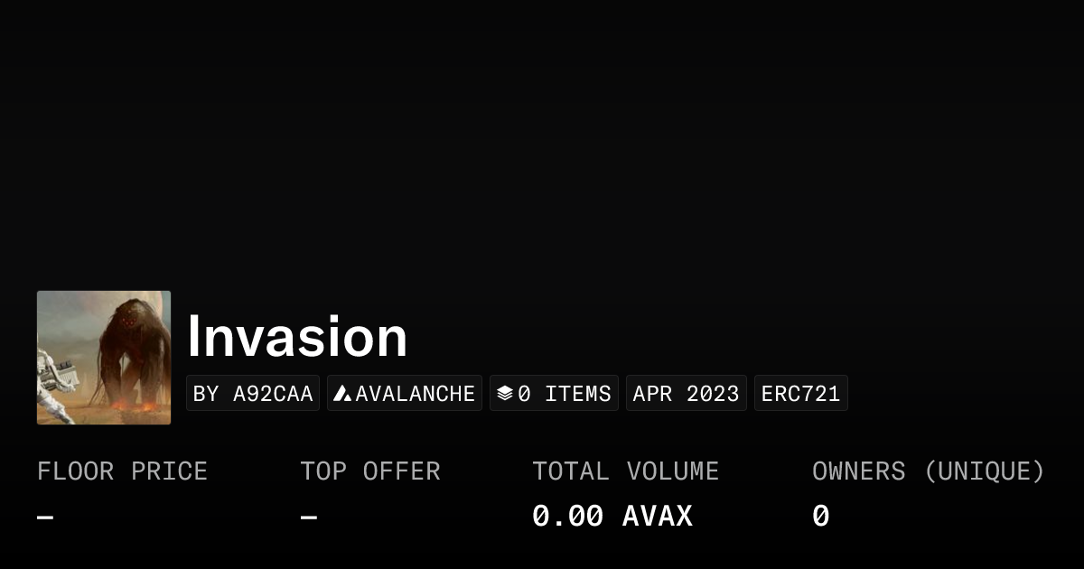 Invasion - Collection | OpenSea