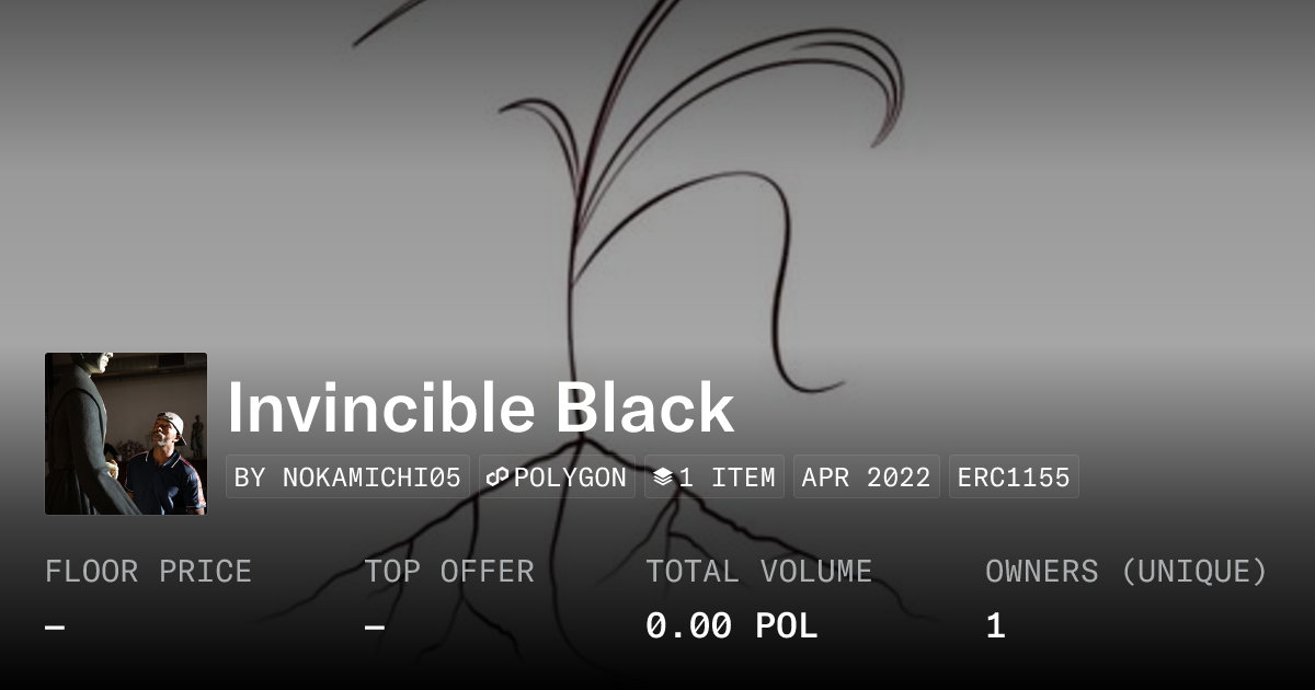 Invincible Black - Collection | OpenSea