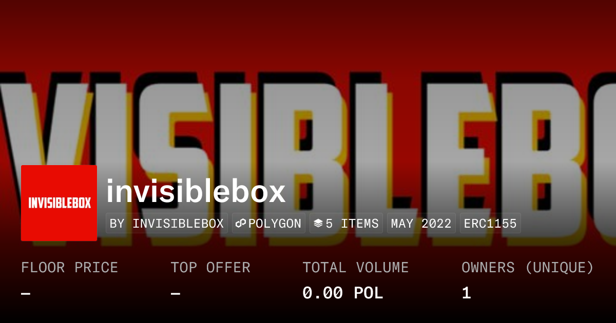 invisiblebox - Collection | OpenSea