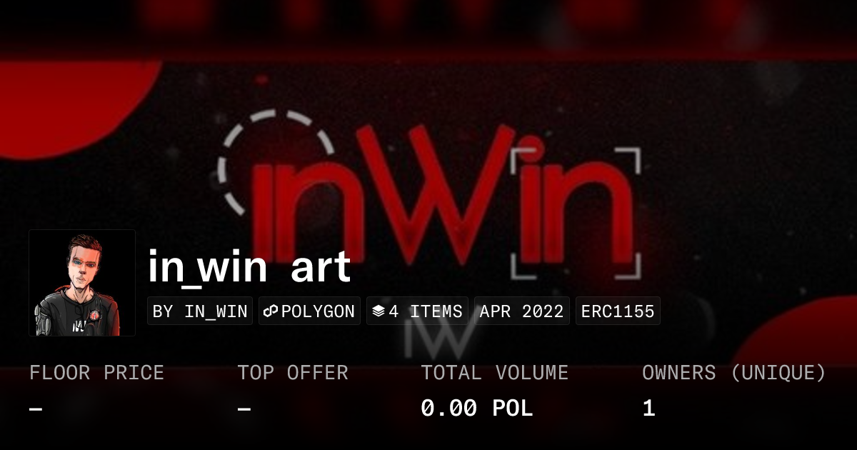 in_win art - Collection | OpenSea