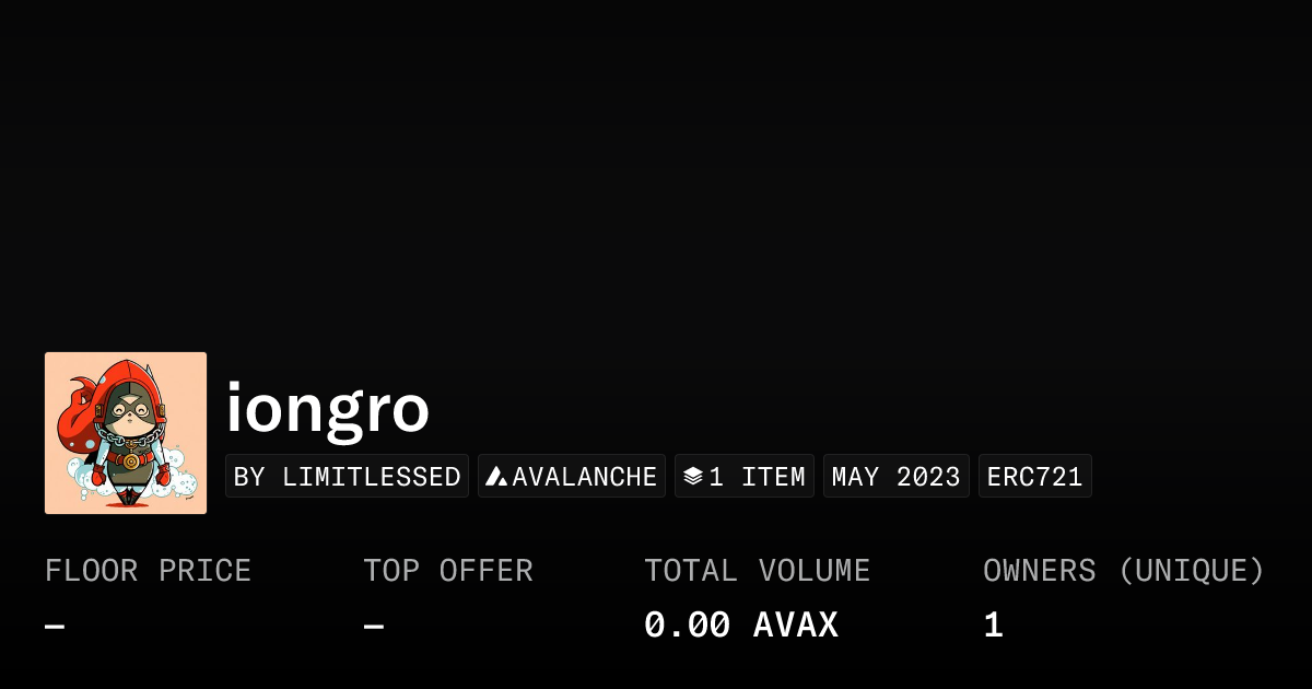 iongro - Collection | OpenSea