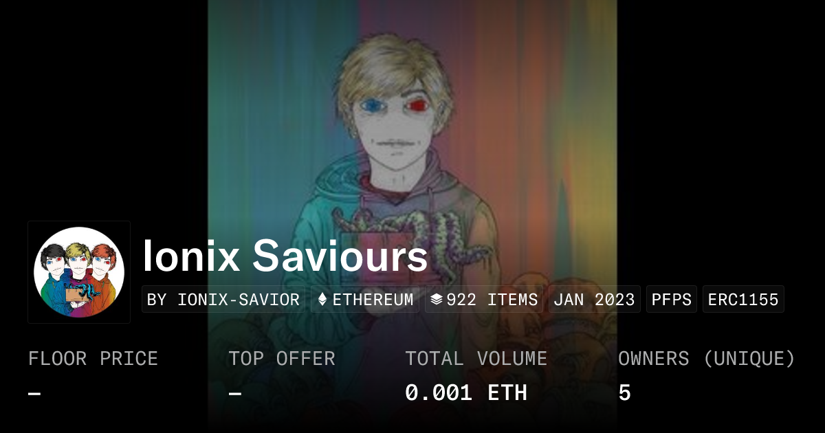 Ionix Saviours - Collection | OpenSea