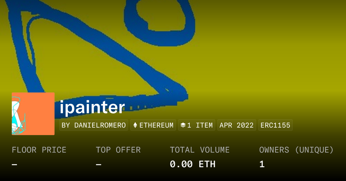 ipainter - Collection | OpenSea