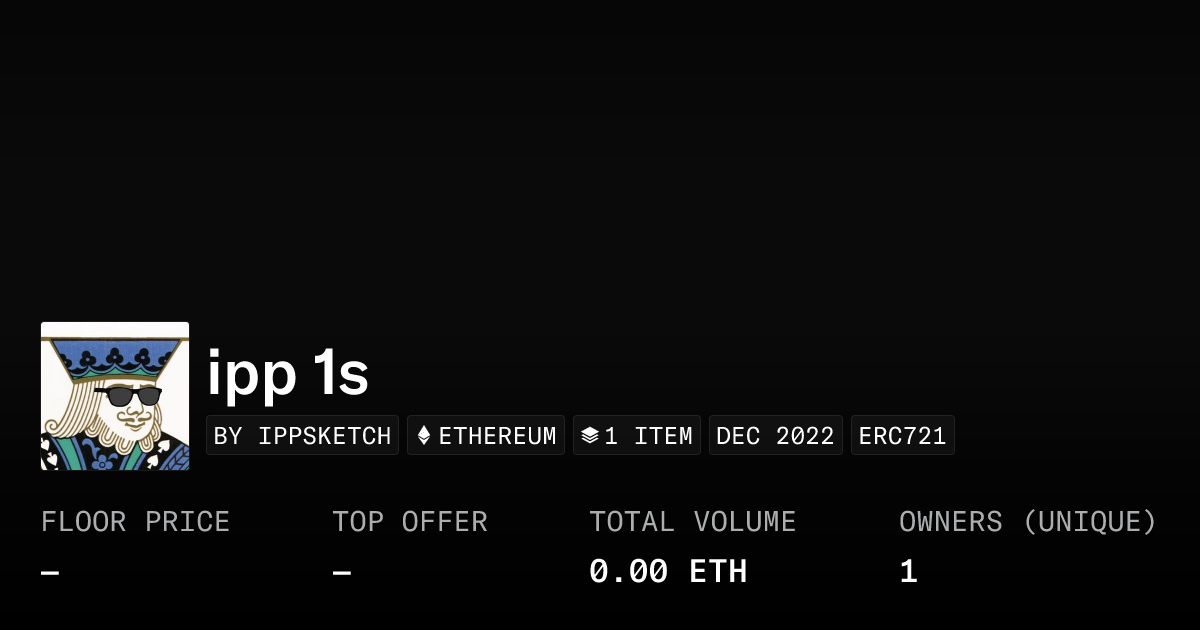 ipp 1s - Collection | OpenSea