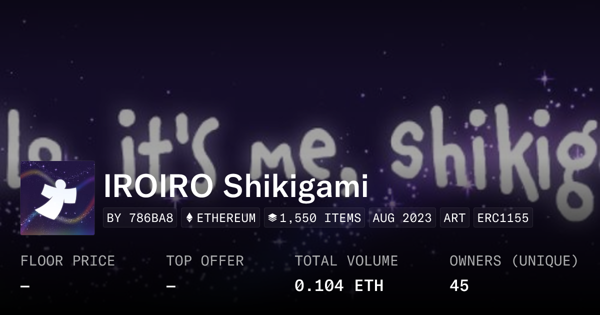IROIRO Shikigami - Collection | OpenSea
