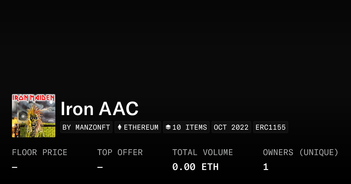 Iron AAC - Collection | OpenSea