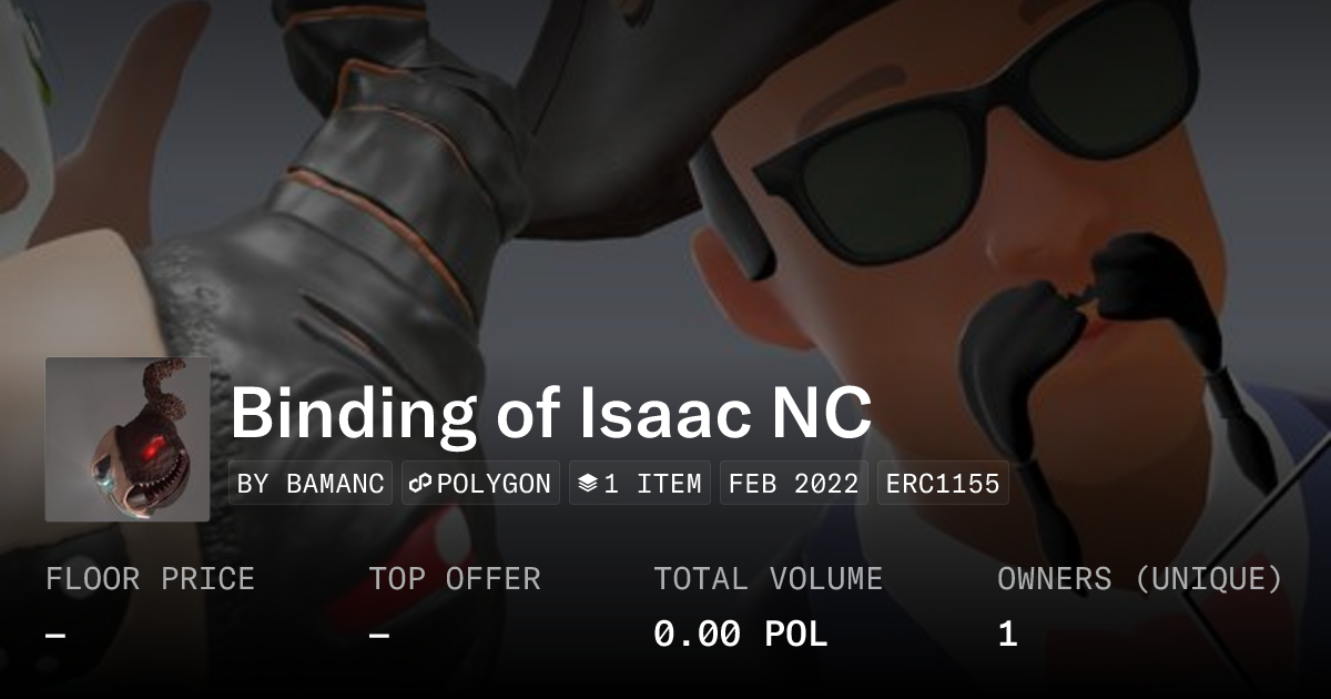 Binding of Isaac NC - Collection | OpenSea