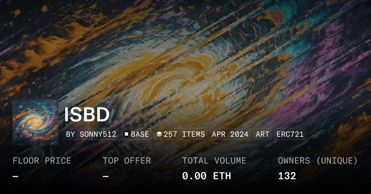 ISBD - Collection | OpenSea