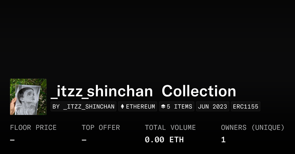 _itzz_shinchan Collection - Collection | OpenSea