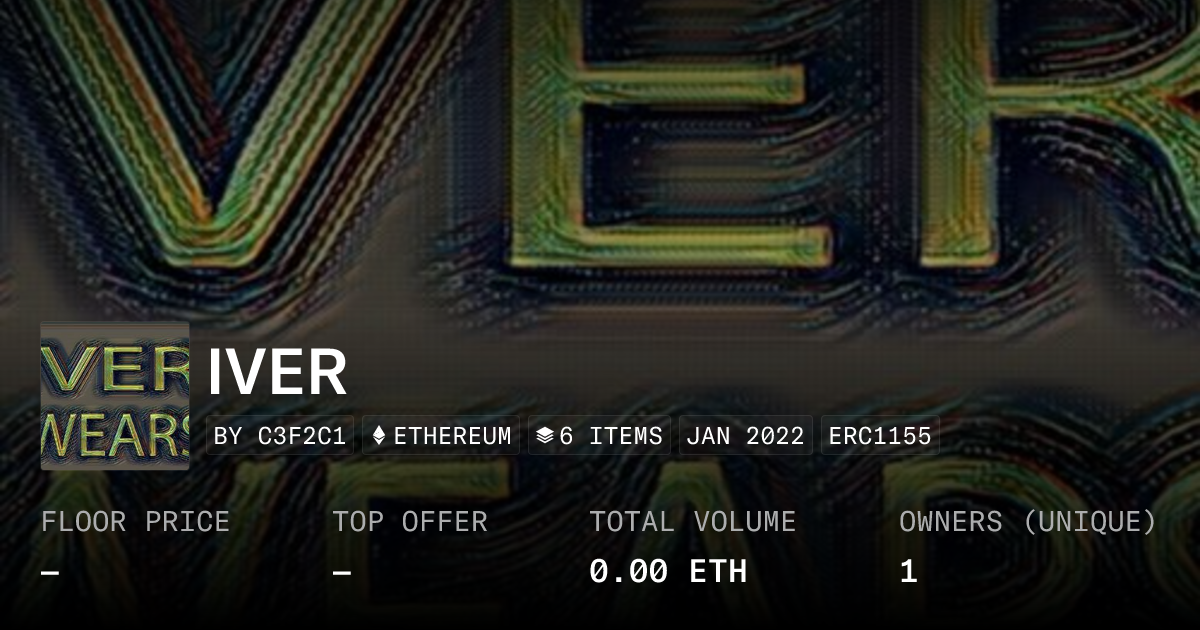 IVER - Collection | OpenSea