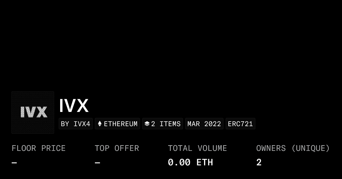 IVX - Collection | OpenSea