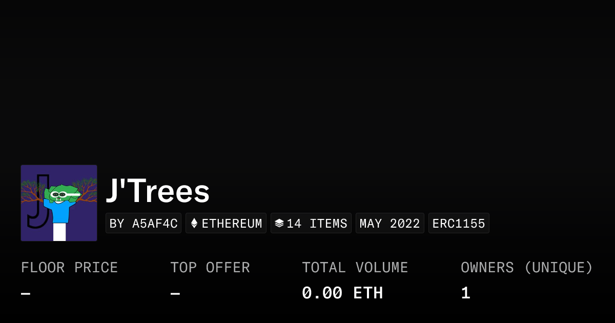 J'Trees - Collection | OpenSea