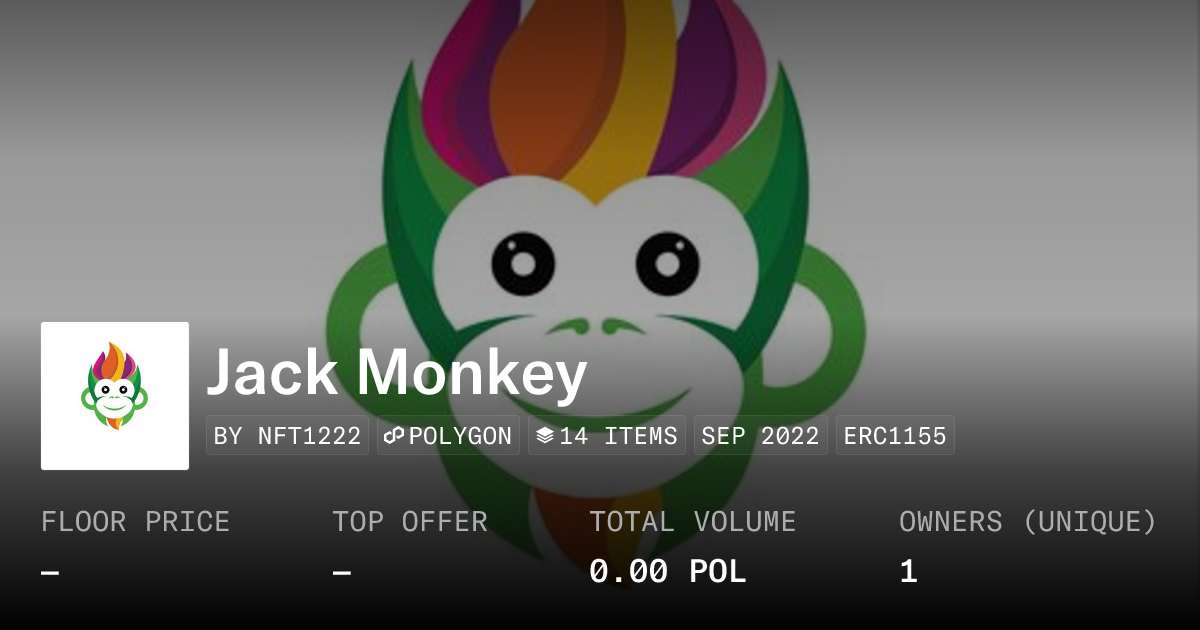 Jack Monkey - Collection | OpenSea