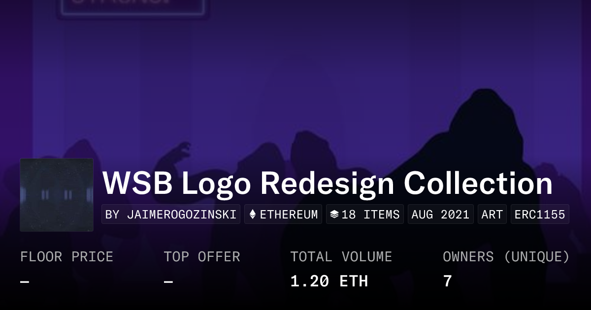 WSB Logo Redesign Collection - Collection | OpenSea