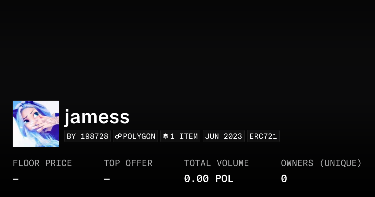 jamess - Collection | OpenSea