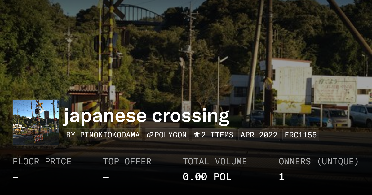 japanese crossing - Collection | OpenSea