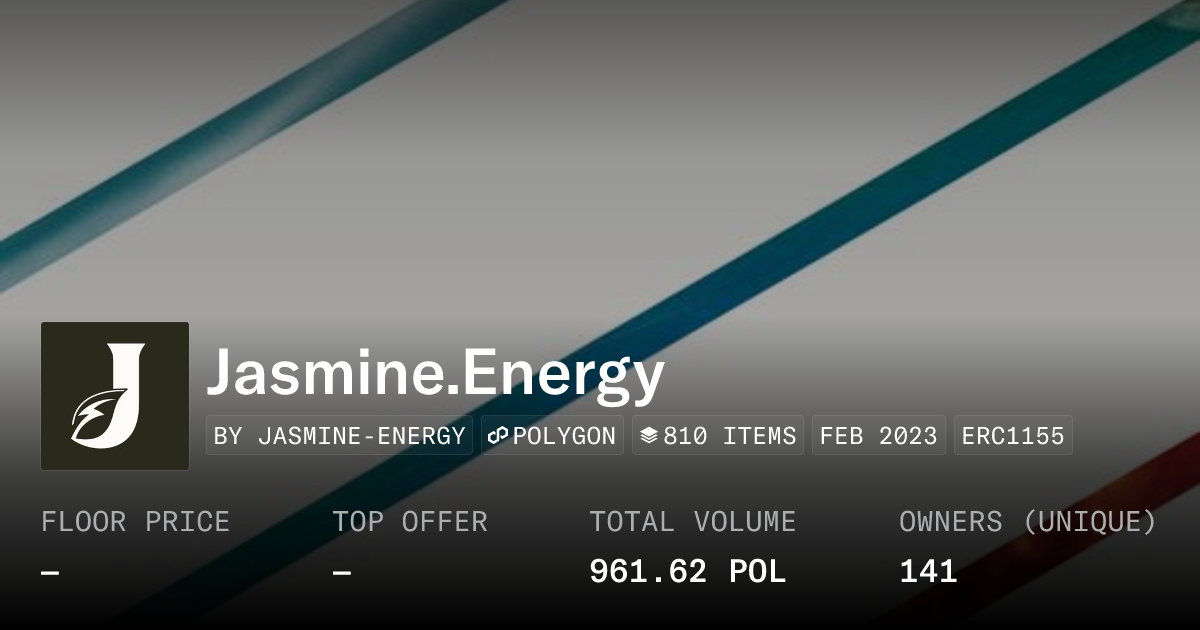 Jasmine.Energy - Collection | OpenSea