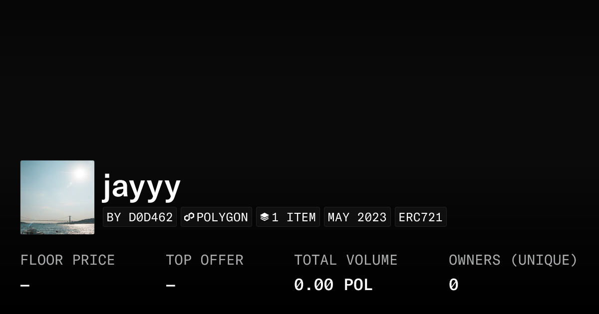 jayyy - Collection | OpenSea