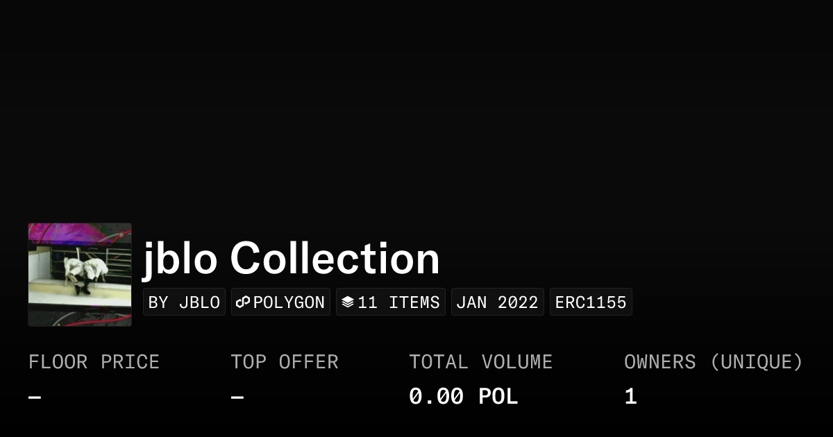 jblo Collection - Collection | OpenSea