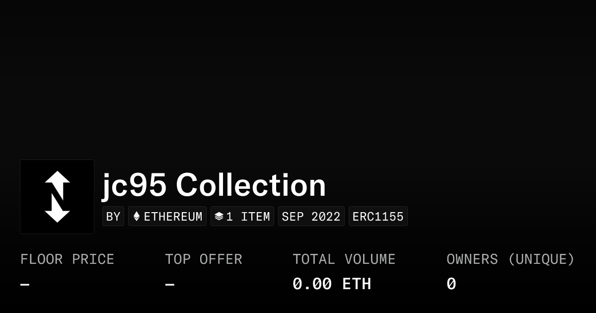 jc95 Collection - Collection | OpenSea