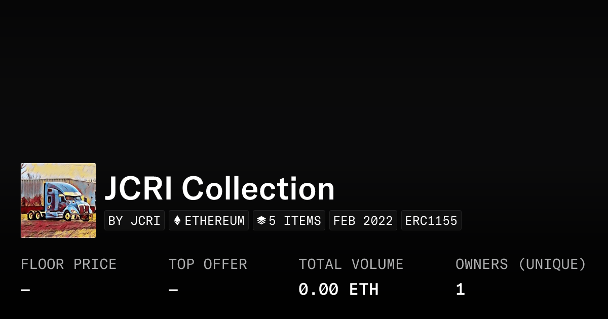 JCRI Collection - Collection | OpenSea