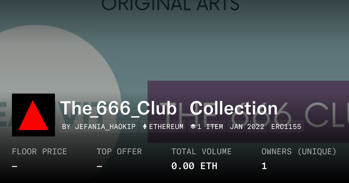 The_666_Club Collection - Collection | OpenSea