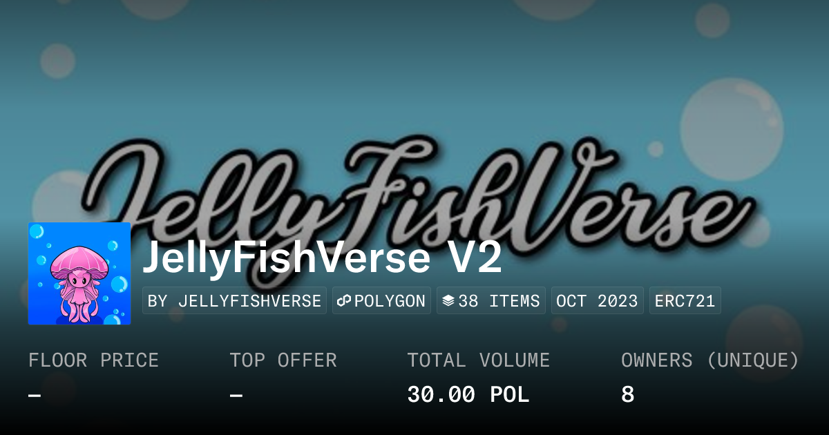 JellyFishVerse V2 - Collection | OpenSea