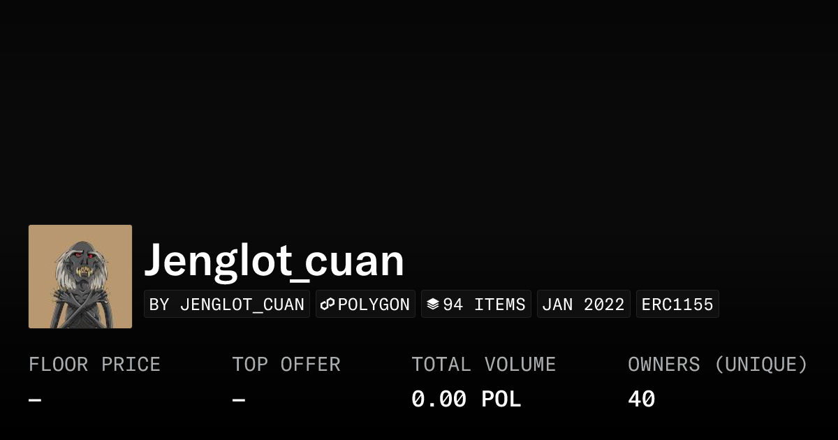 Jenglot_cuan - Collection | OpenSea