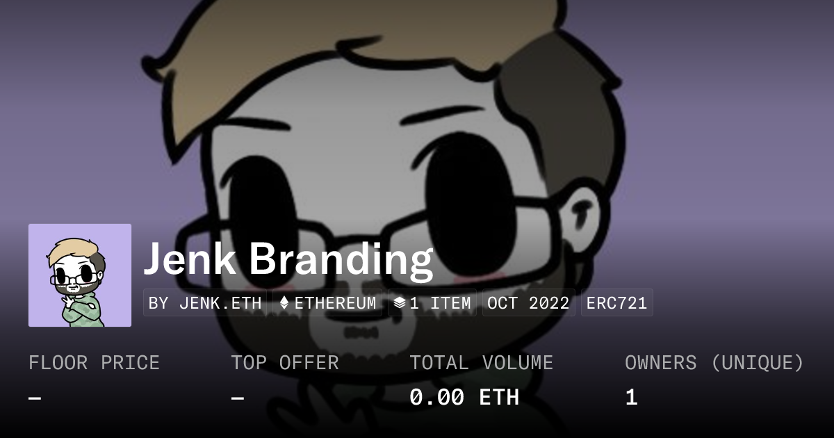 Jenk Branding - Collection | OpenSea
