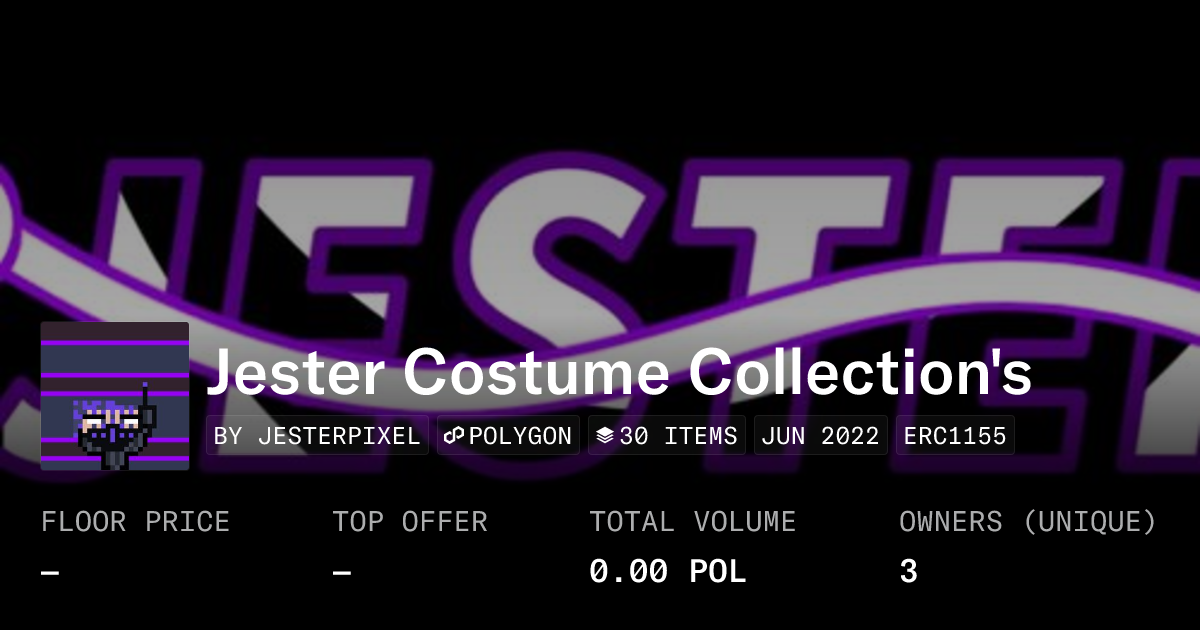 Jester Costume Collection's - Collection | OpenSea