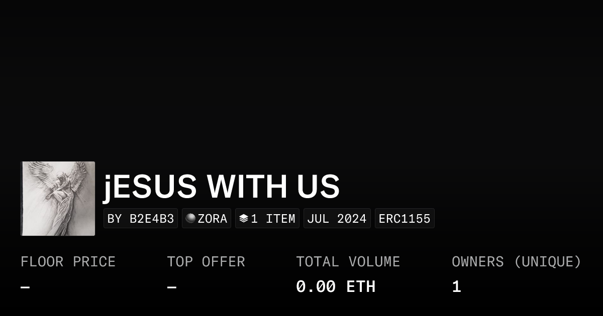 jESUS WITH US - Collection | OpenSea