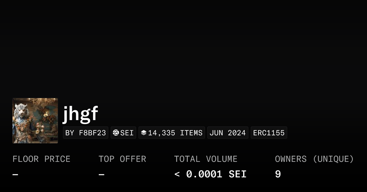 jhgf - Collection | OpenSea